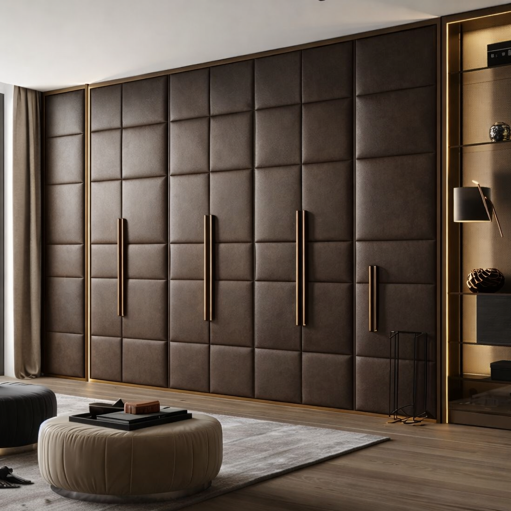 Leatherette Collection | Elegant Wardrobe Finishes - Bhumim Interior ...